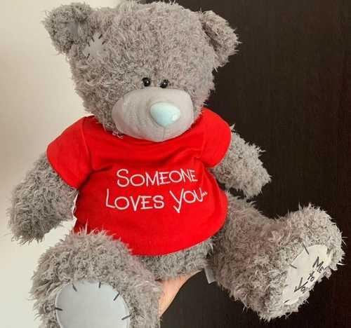 Плюшевый серый мишка taddy bear me to you