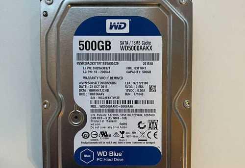 Жесткий диск Western Digital WD Blue Desktop 500 G