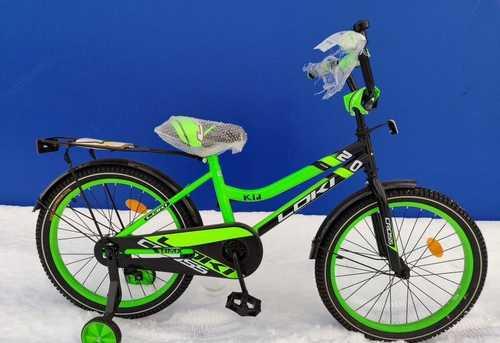 Велосипед детский 20 Loki cross зелёный