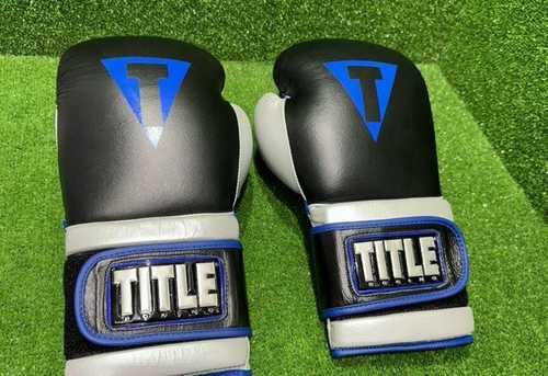 Боксерские перчатки Title platinum кожа