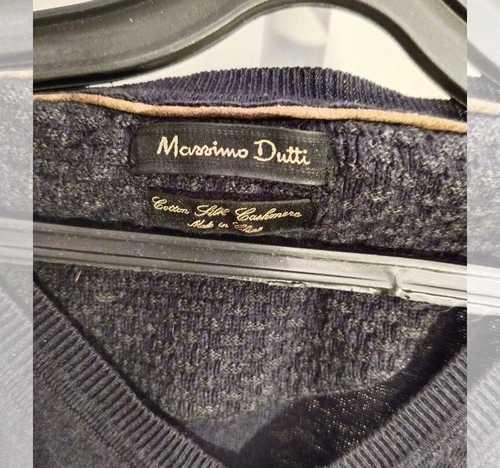 Джемпер мужской Massimo dutti шелк кашемир хлопок