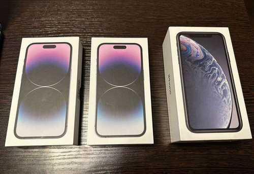 Коробка для iPhone XR+2 коробки для iPhone 14 pro