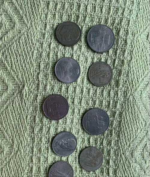 Коллекционные монеты СССР (9 шт)