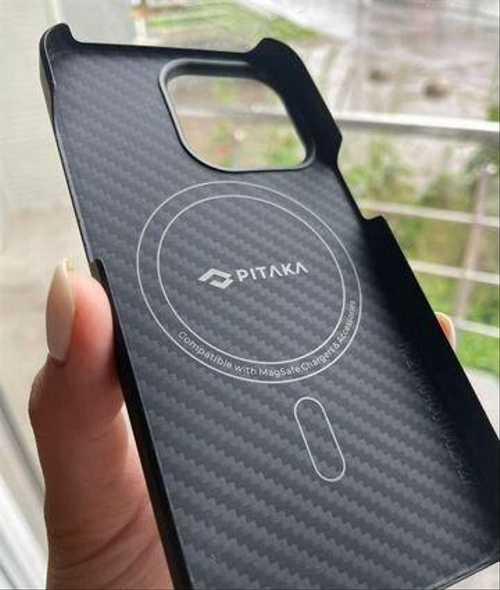 Новый Pitaka MagEZ iPhone 13 pro черный серый