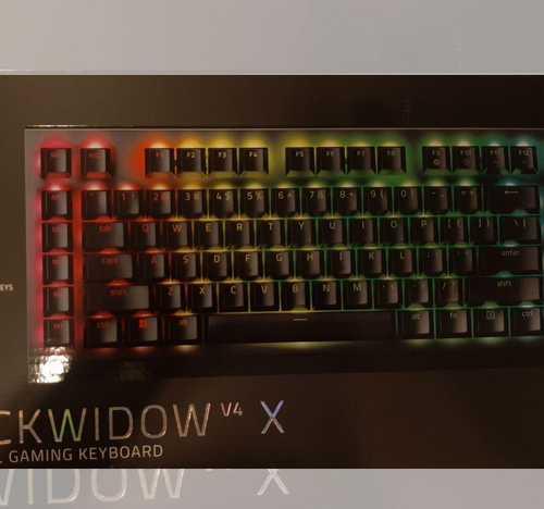 Игровая клавиатура razer blackwidow v4 x