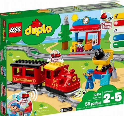 Lego duplo железная дорога набор