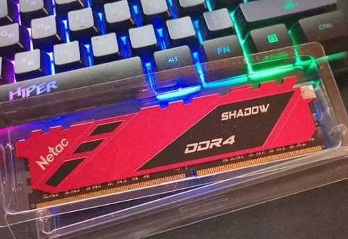 Оперативная память DDR4 Netac Shadow 16 gb 3200