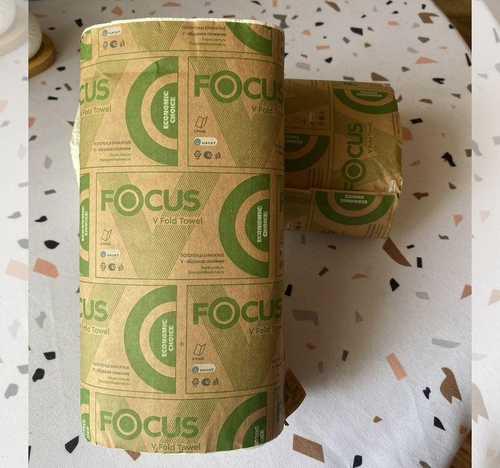 Бумажные полотенца v сложения Focus Eco 1 слой