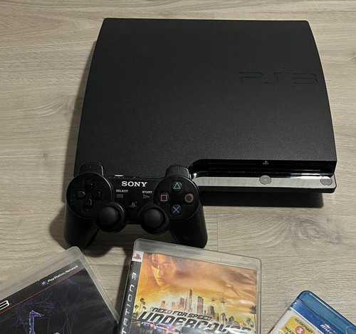 Sony playstation 3 slim 500gb прошитая