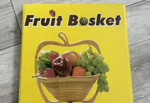 Корзина для фруктов из дерева