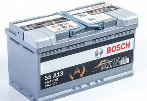 Аккумулятор AGM бу Bosch S5 A13 95Ah 100 105 гаран