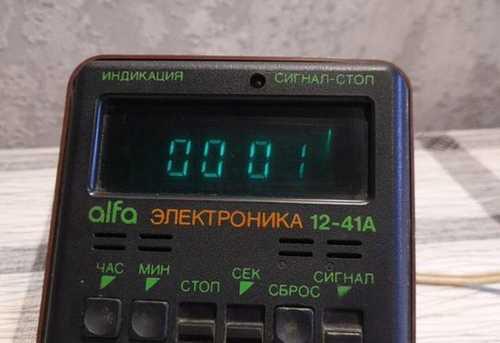 Часы настольные Электроника 12-41 СССР