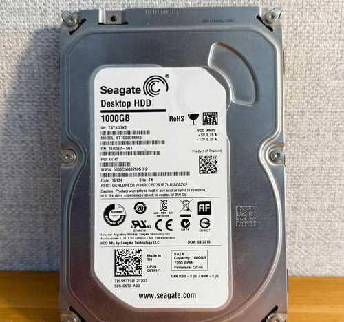 Жесткий диск seagate 1tb