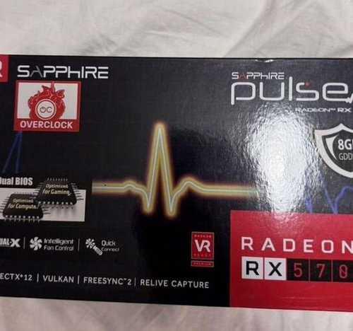 Видеокарта Sapphire Pulse Radeon RX570 8gb