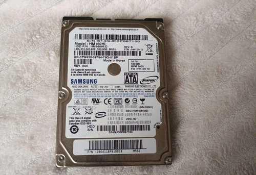 Жесткий диск Samsung 160gb