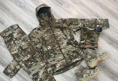 Демисезонный тактический костюм "Softshell мультик