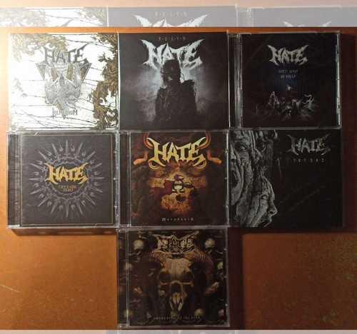 7 cd audio дисков Hate. Лицензия