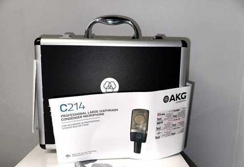 Дисконт микрофон проводной AKG C214