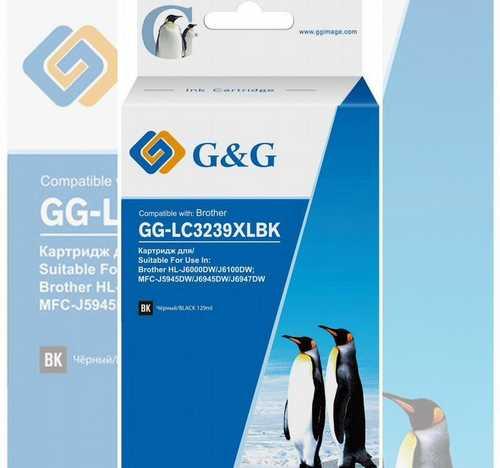 Картридж для струйного принтера G&g GG-LC3239xlbk