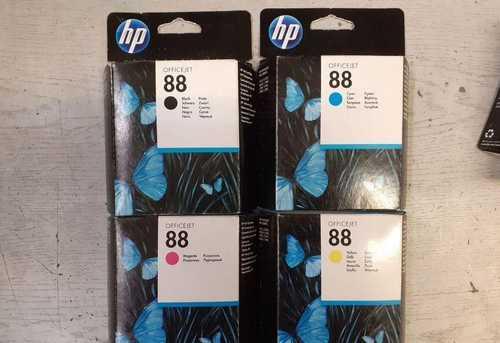 Комплект картриджей HP 88, черный и цветные