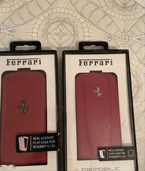 Чехол Ferrari для iPhone 4/4s, 5/5s