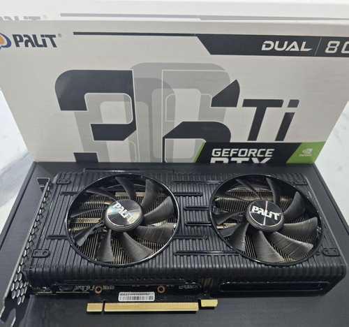 Видеокарта rtx 3060 TI LHR Palit dual