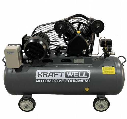 Поршневой компрессор KraftWell KRW-AC420-100L