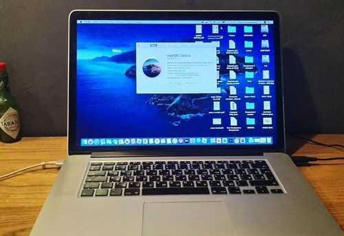 MacBook Pro 15 (2013), 336 ГБ, Core i7, 2.7 ГГц, RAM 16 ГБ, GeForce GT 650M 1 ГБ