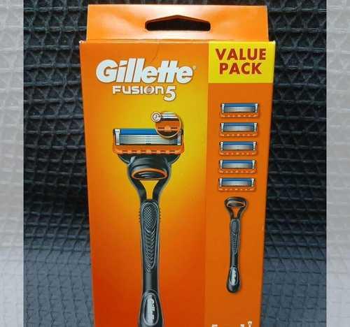 Набор Gillette fusion 5, станок и кассеты