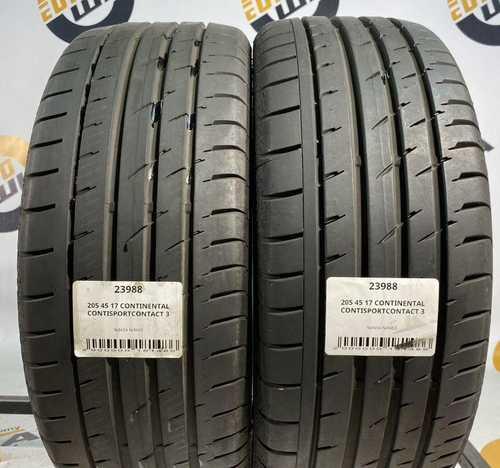 Continental ContiSportContact 3 205/45 R17 91W