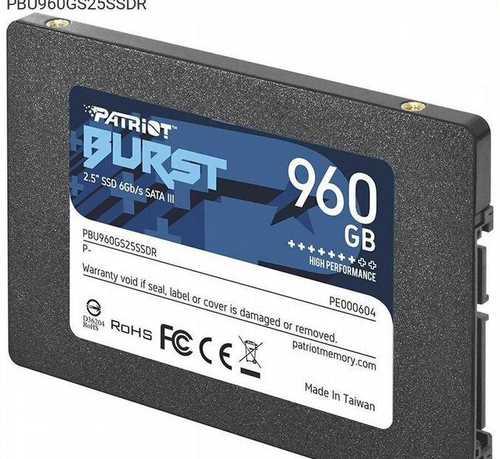 Диск SSD patriot burst 2.5" 960GB SATA III (6Gb/s)