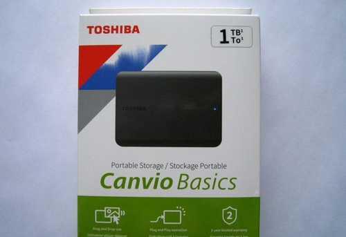 Внешний диск Toshiba Canvio Basics hdtb510EK3A 1тб