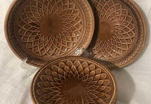 Набор керамических тарелок СССР