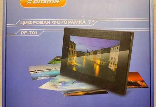 Цифровая фоторамка digma pf-701
