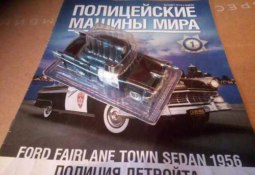 Модель 1 43 Ford Fairlane Полиция Детройта