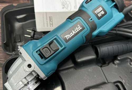 Ушм болгарка makita 125 с регулятор оборот в кейсе