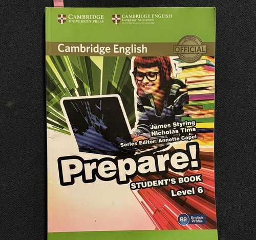 Комплект учебников Cambridge English Prepare 6