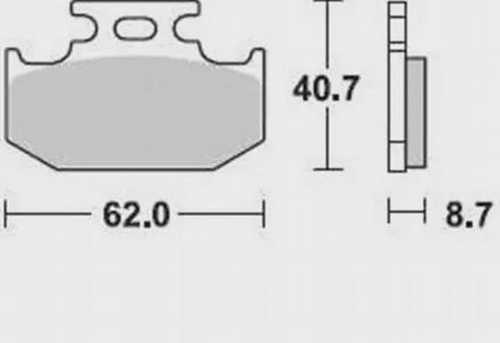 Braking тормозные колодки (FDB659,MCB625,FA152)