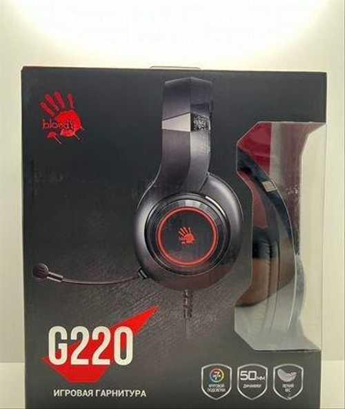 Проводная гарнитура A4Tech Bloody G220 (черная)