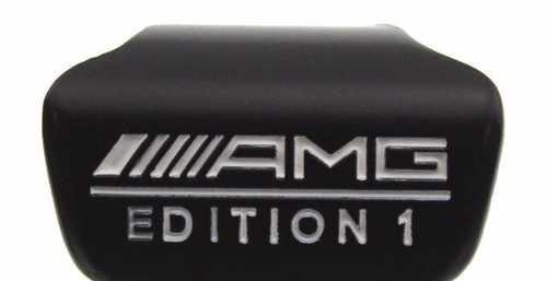 Эмблема на руль AMG Edition 1 черная маленькая