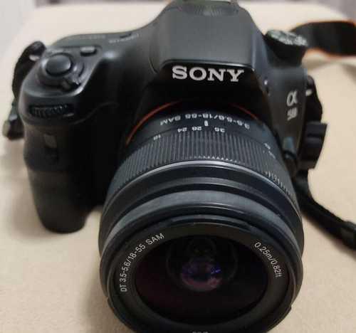 Зеркальный фотоаппарат Sony Alfa SLT-А58 Kit