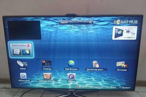 Телевизор Samsung 40 дюймов smart TV ue40es7507u