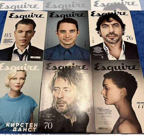 Журналы Esquire 13 номеров