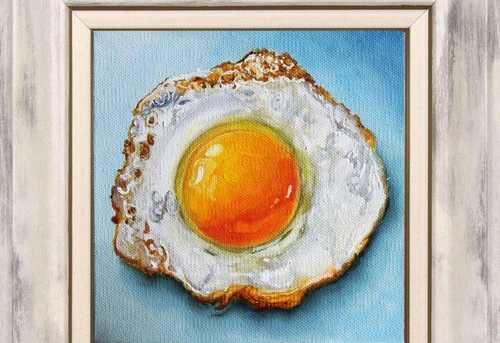Картина маслом на холсте "Завтрак №1"