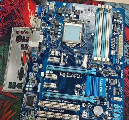 Материнская плата Gigabyte GA-B75-D3V, LGA 1155