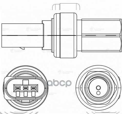Датчик давления хладагента для а/м VW Polo Sedan