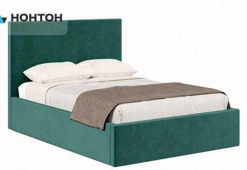 Кровать Парма велюр зеленый