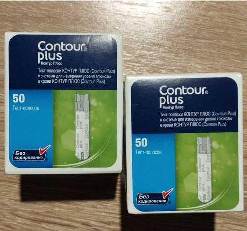 Тест полоски контур плюс contour plus 50