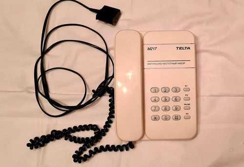 Телефон кнопочный стационарный telta M217