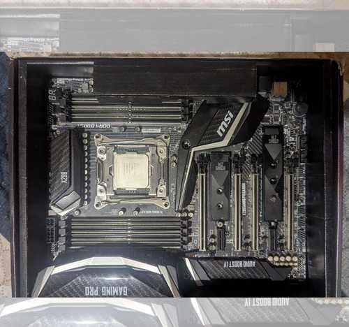 MSI X299 Gaming pro carbon и i7 7800x